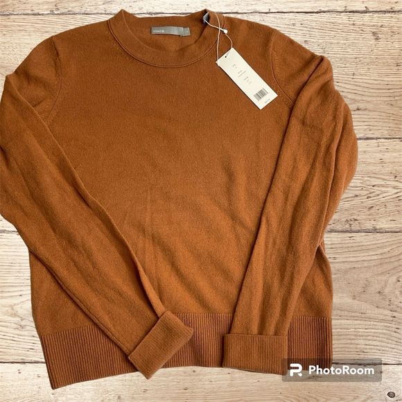 Vince | Sweaters | Vince Cashmere Crewneck Sweater Nwt Rust Size Medium ...